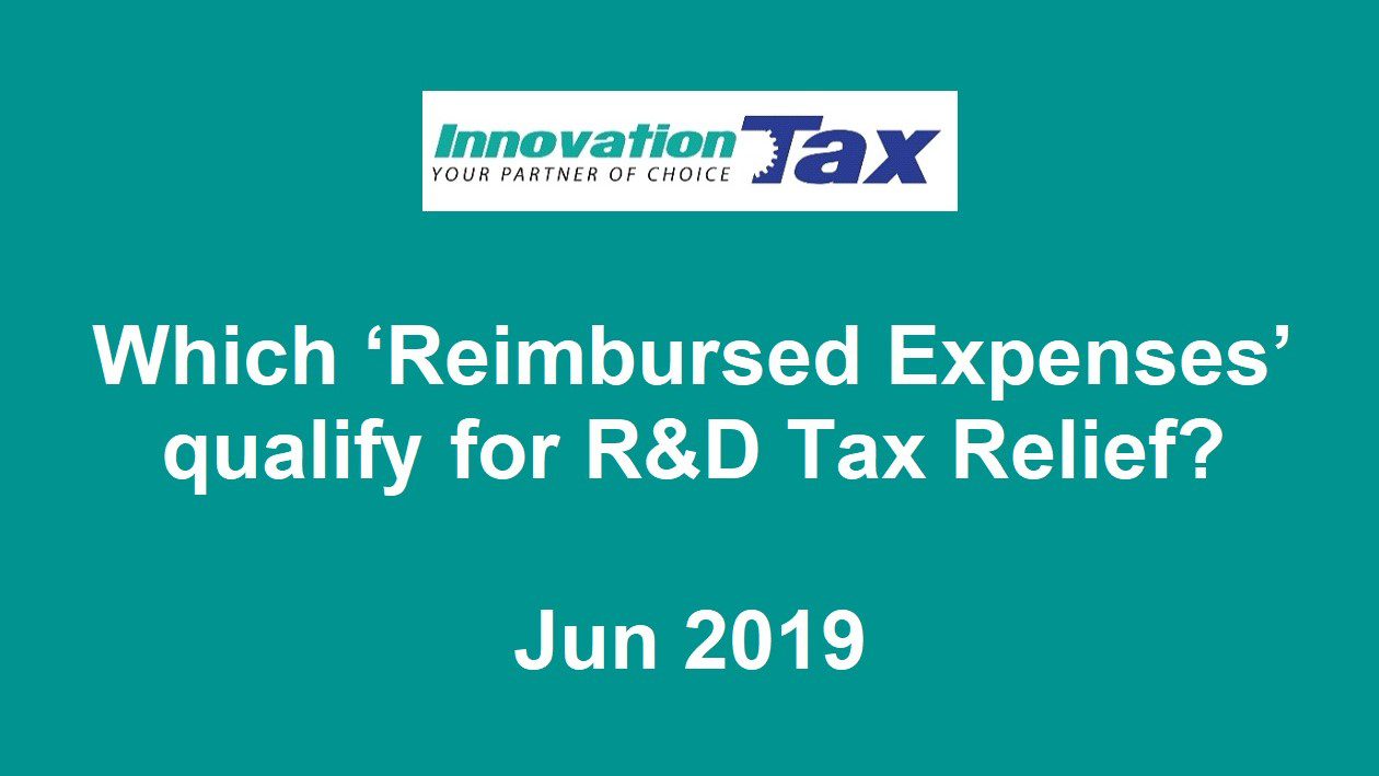What Reimbursed Expenses Qualify For R D Tax Relief What Reimbursed Expenses Qualify For R D Tax Relief
